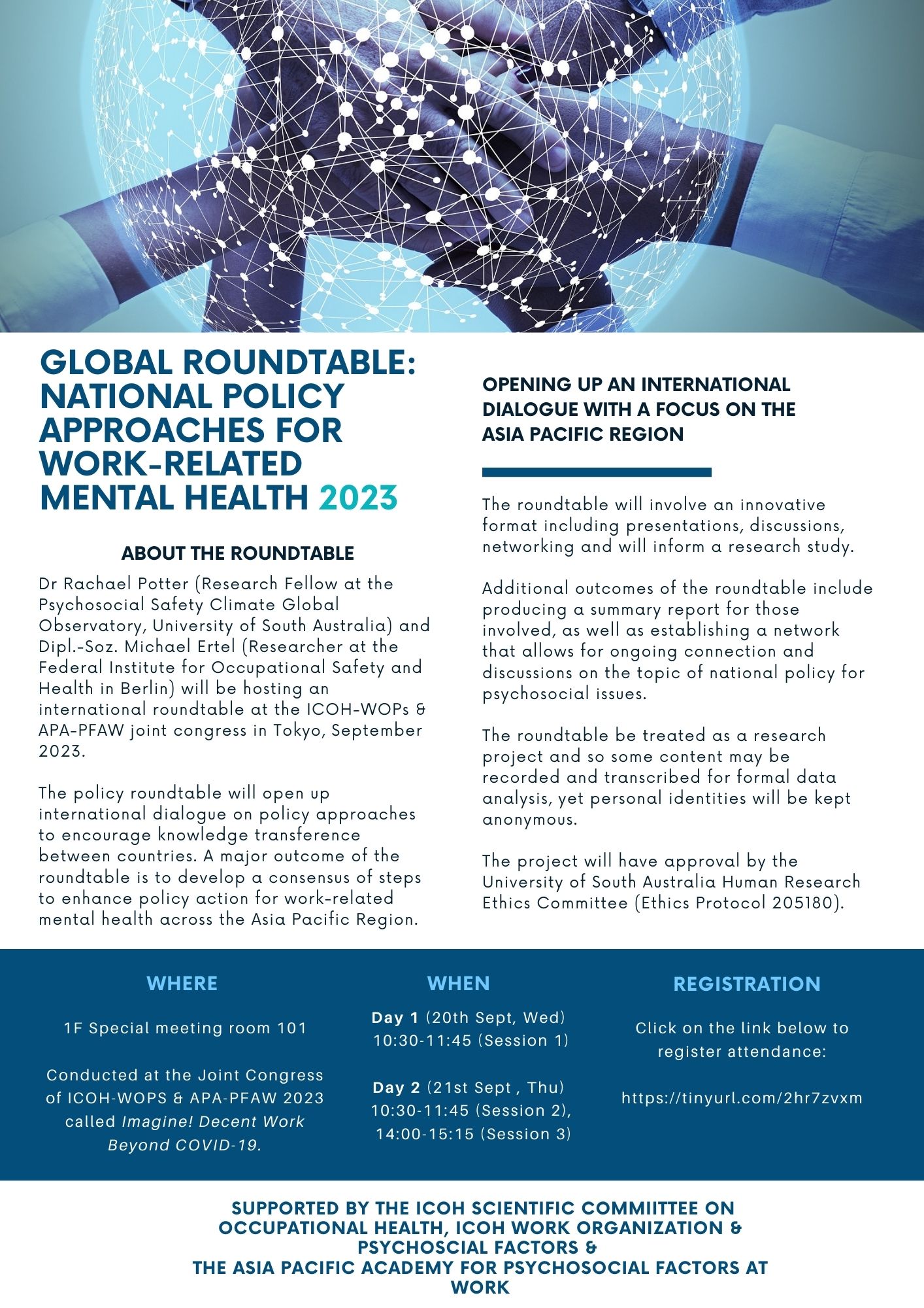 Scientific Program – Joint Congress of ICOH-WOPS & APA-PFAW 2023